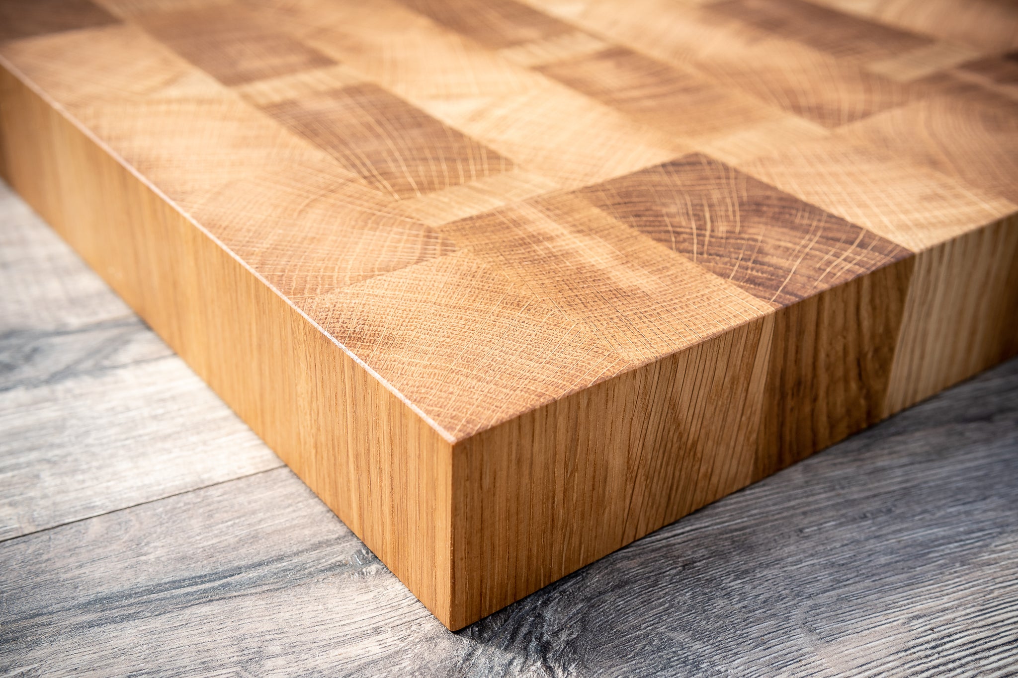 End Grain Oak Boards