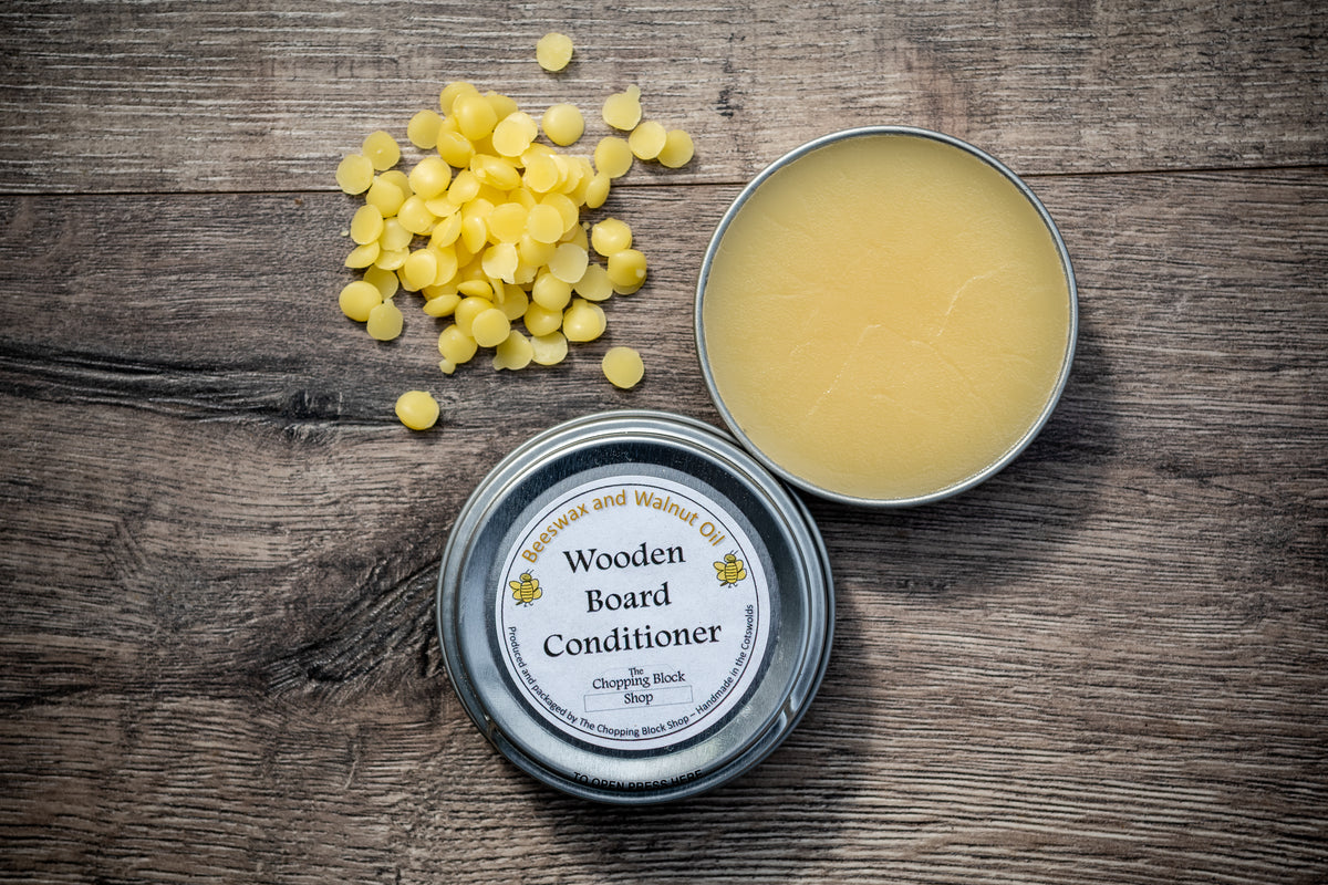 Beeswax & Walnut Oil Chopping & Cutting Board Wax - 100% Food Safe ...