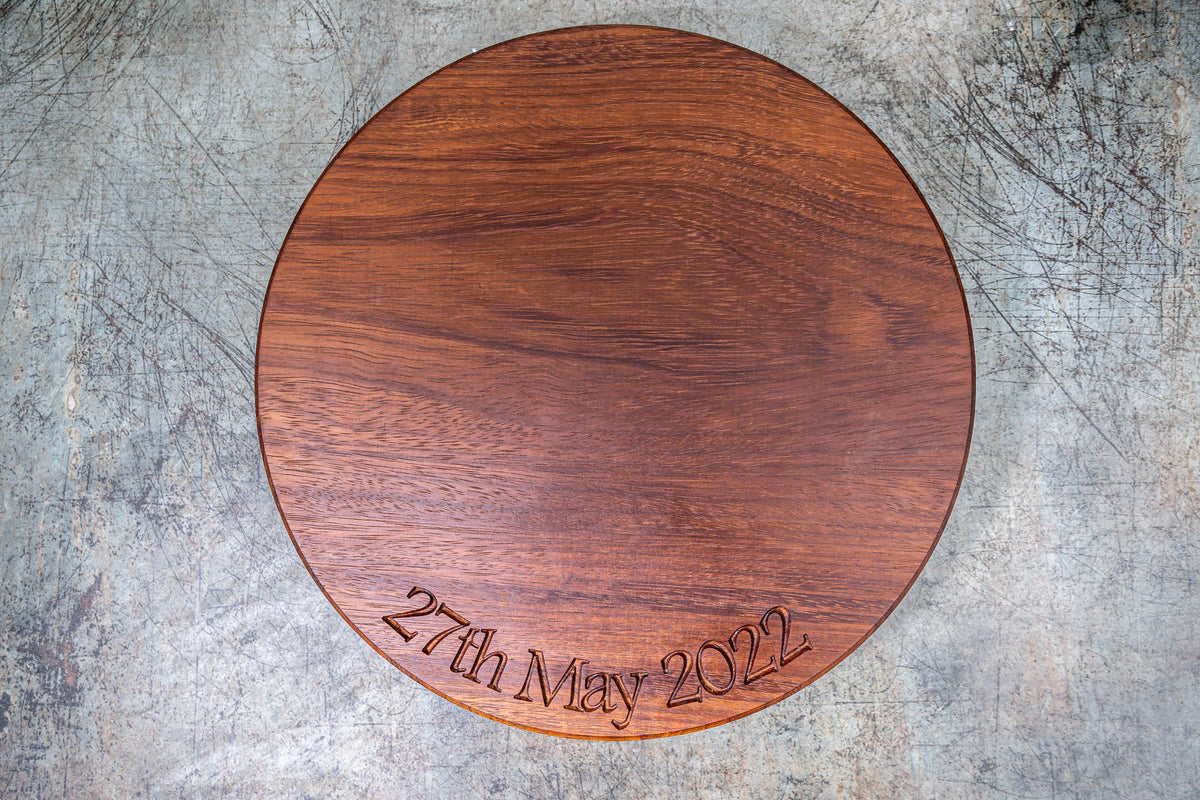 Round Engraved Cake Board – The Chopping Block Shop